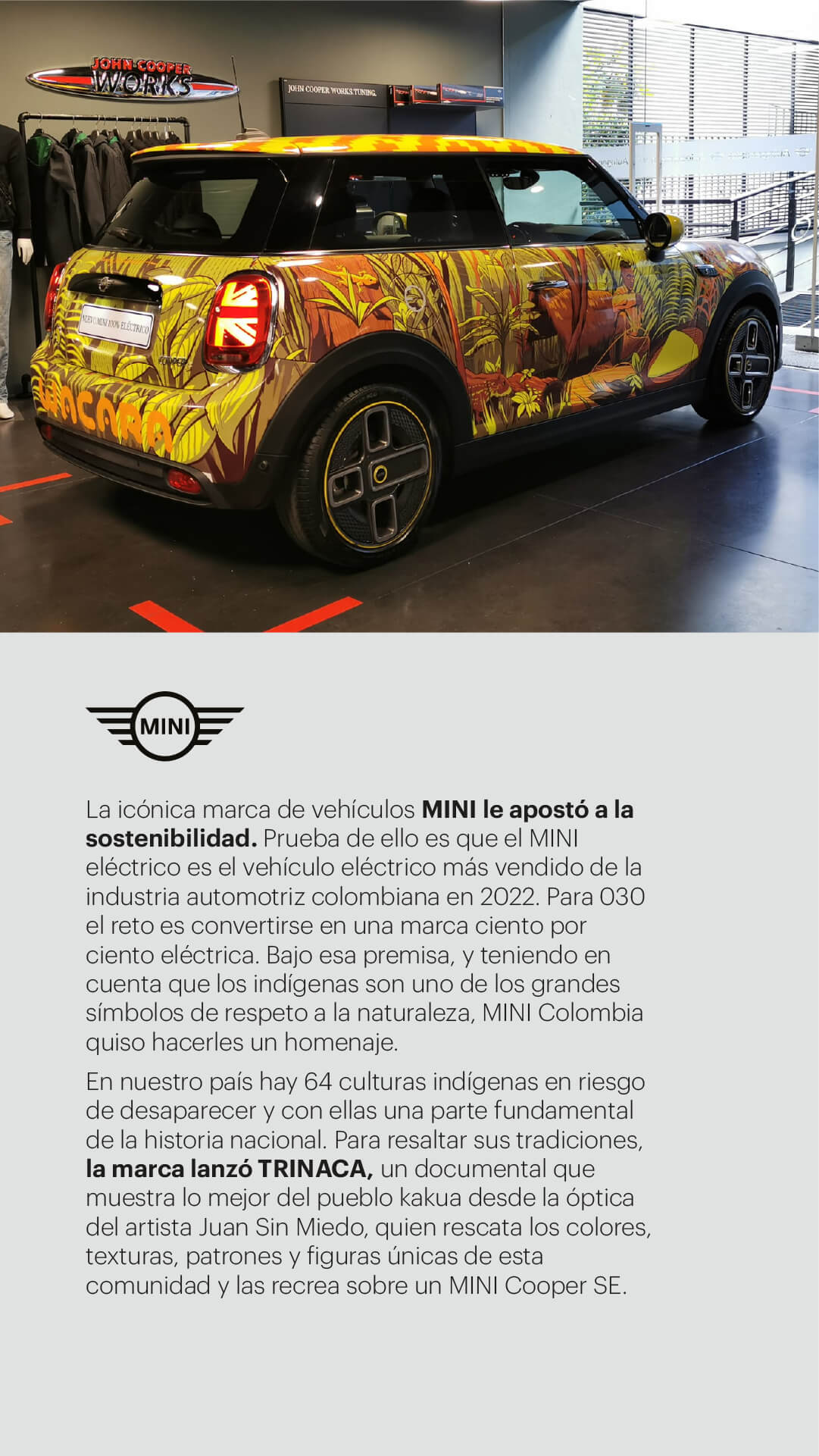 El homenaje de MINI a la diversidad colombiana - Semana